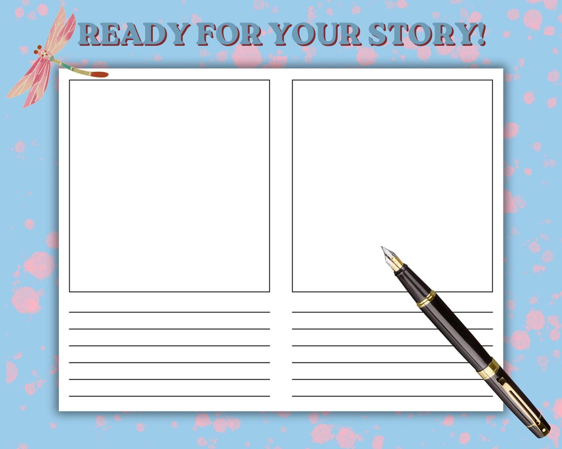 Story Book Template Pages for Writing Your Own Story | Write Your Own ...