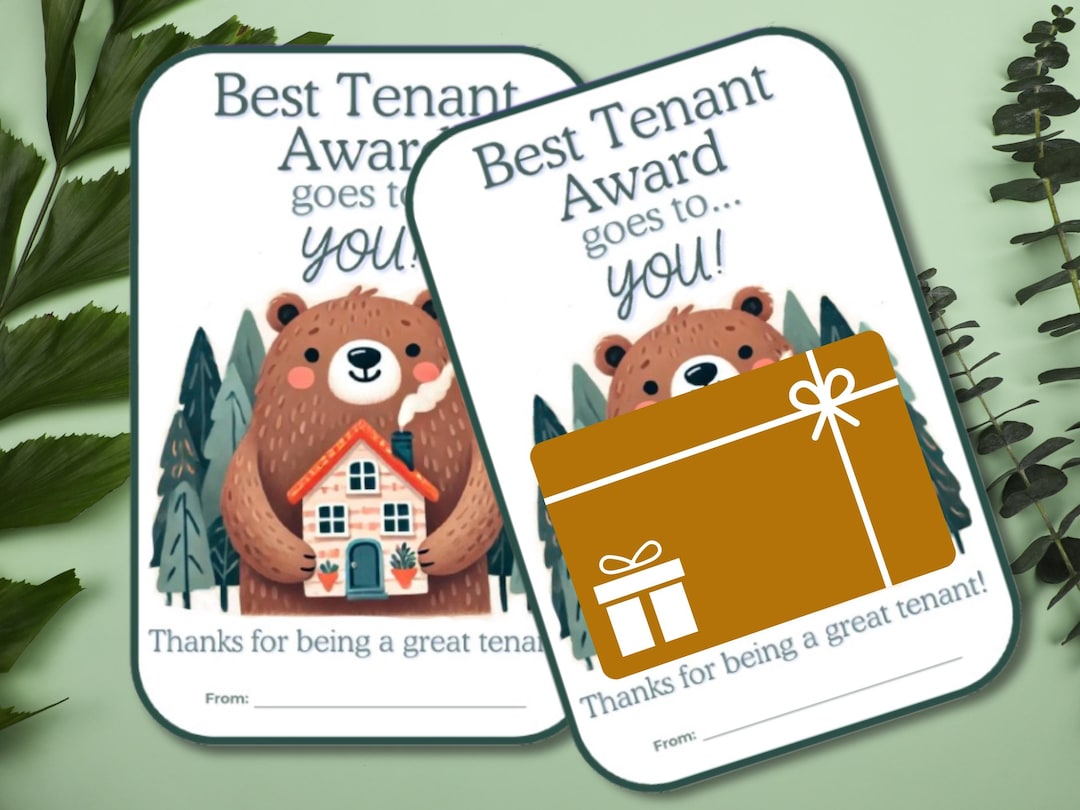 Tenant Appreciation Gift Card Holder | Renter Gift Card Holder | Renter ...