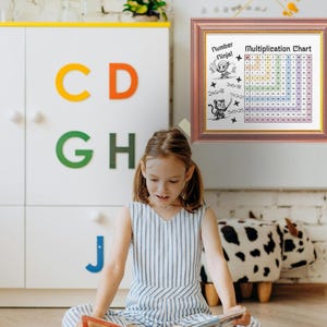 Multiplication Chart to Make Math Fun Multiplication Table 1-12 Easy to ...