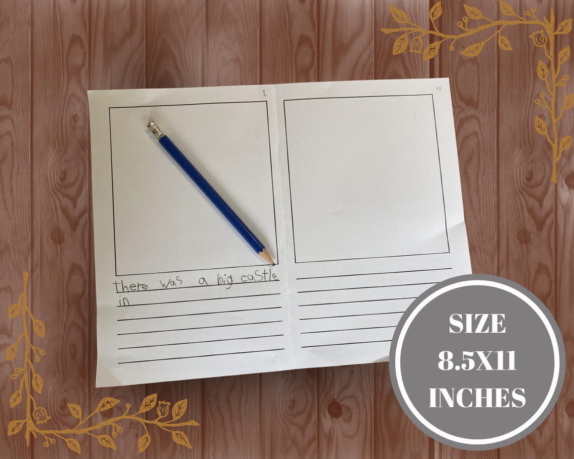 Story Book Template Pages for Writing Your Own Story | Write Your Own ...