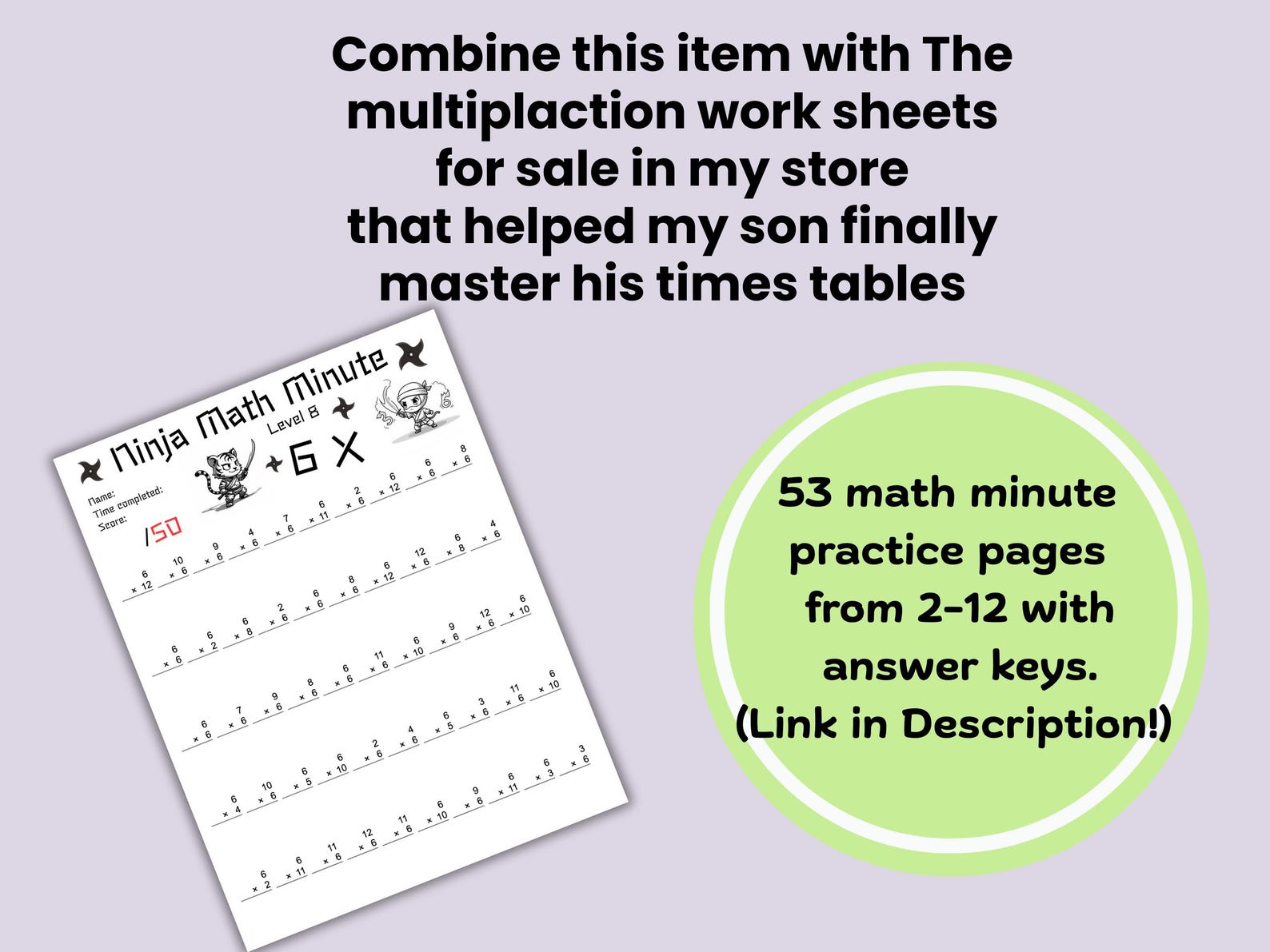 Multiplication Chart to Make Math Fun Multiplication Table 1-12 Easy to ...