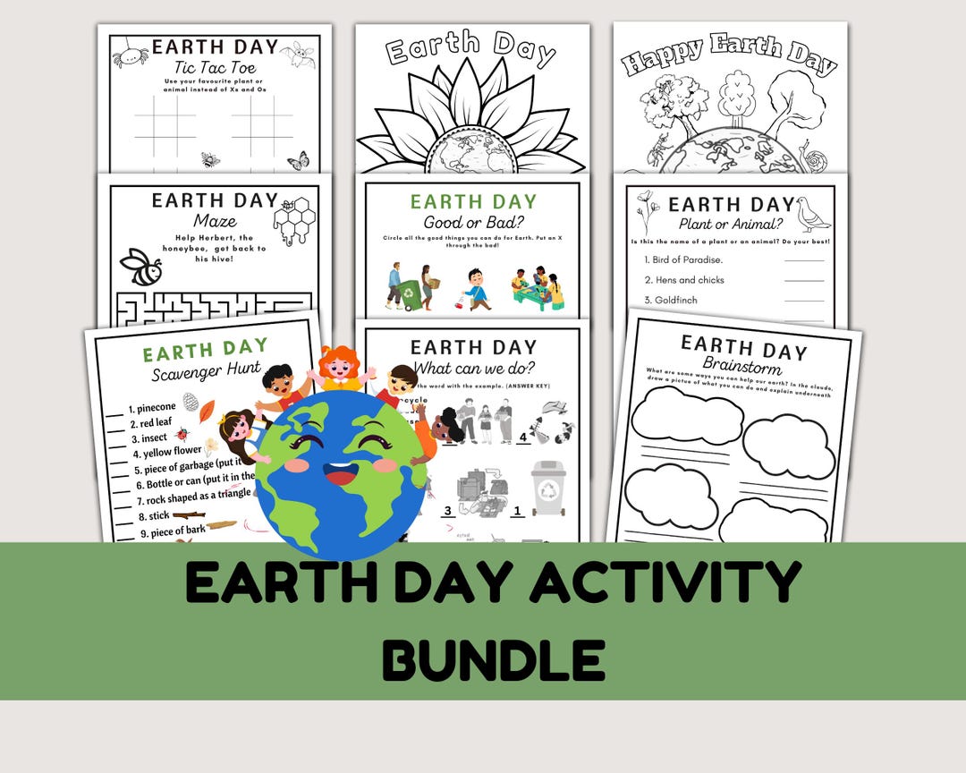 Earth Day Activity Bundle for Teachers or Classrooms | Teaching ...