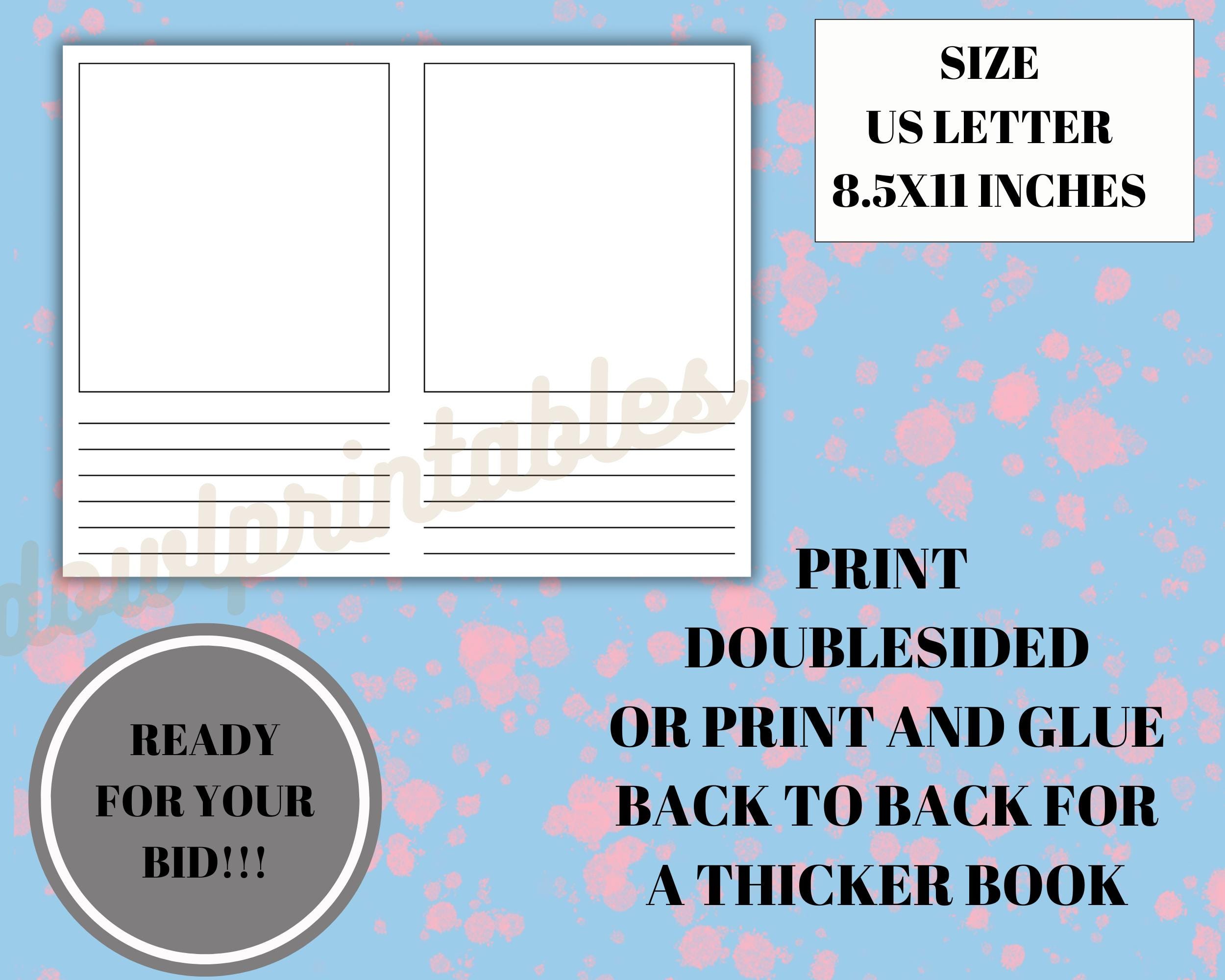 Story Book Template Pages for Writing Your Own Story | Write Your Own ...