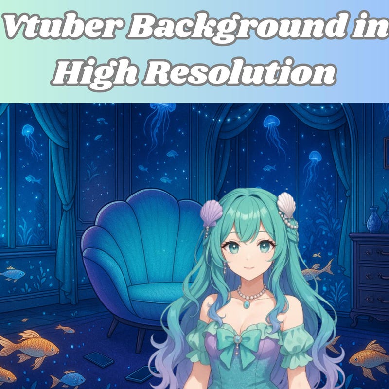 Under the Sea Vtuber - Etsy