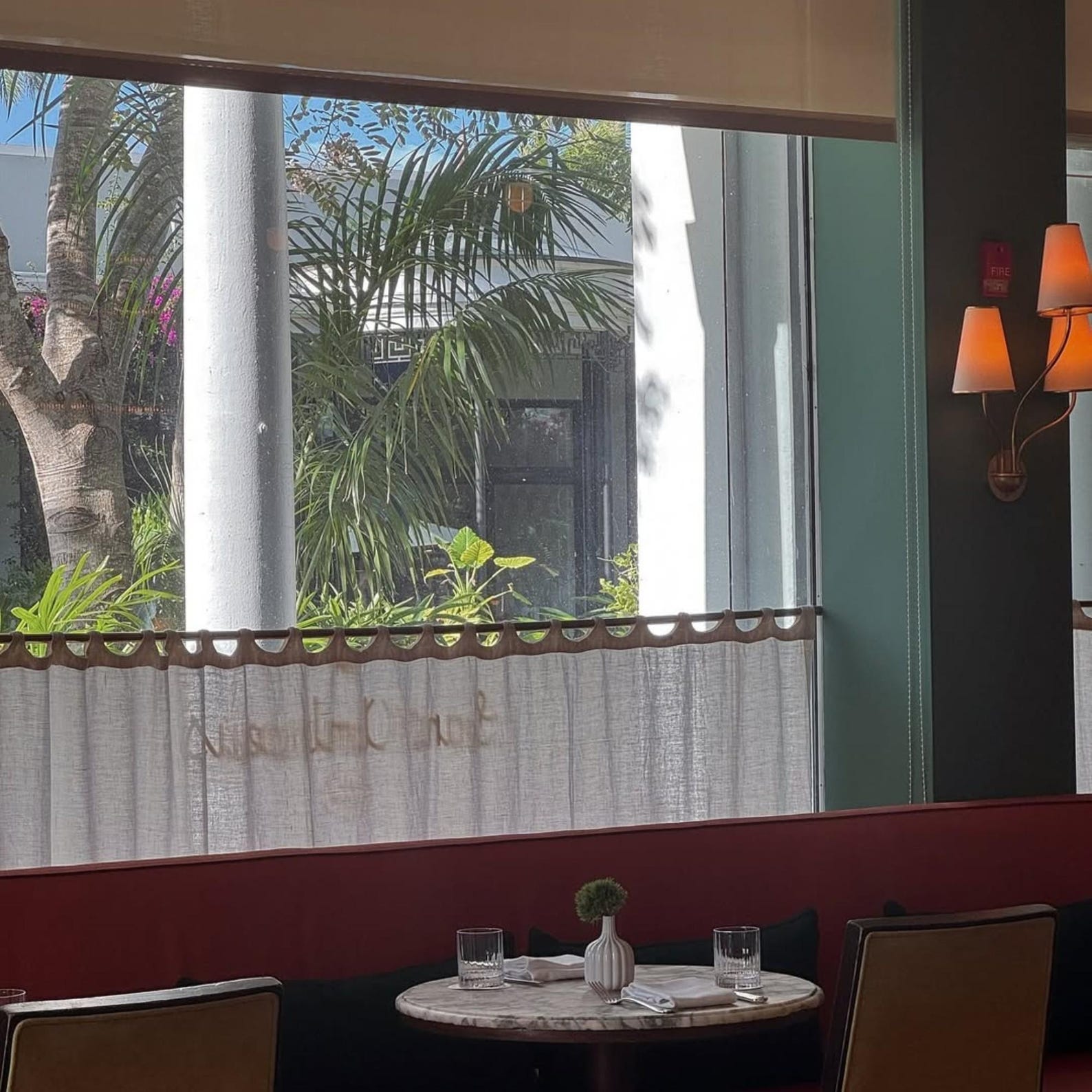 Linen Cafe Curtain Panel: Tab Top, Semi-sheer, Custom Size - Etsy
