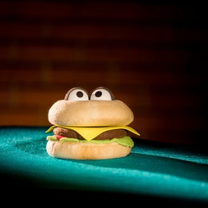 Professional Hand Puppet Hamburger Cheeseburger, Made to Order, Custom ...