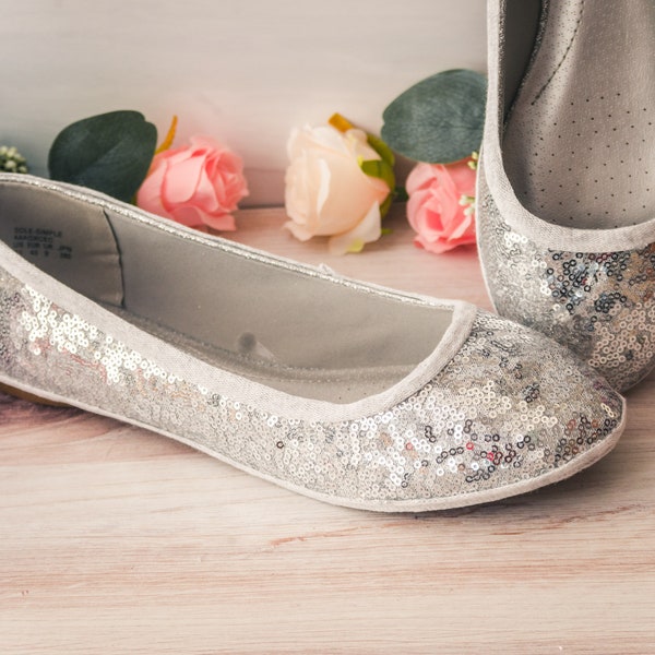 Silver Wedding Shoes - Etsy