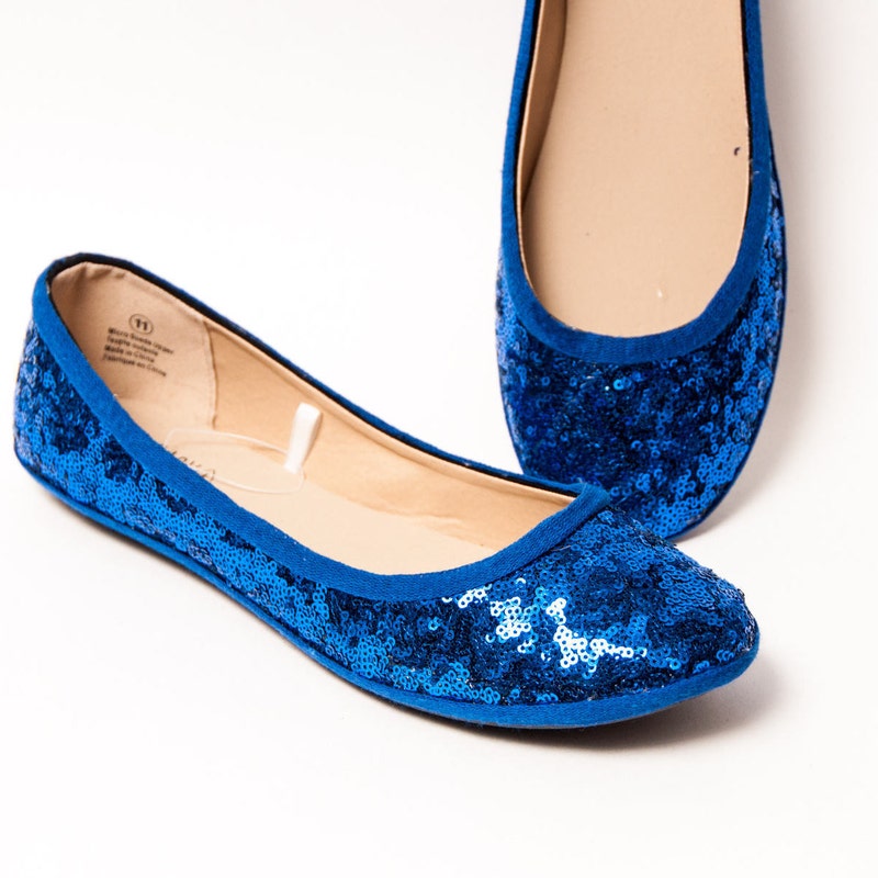 Blue Ballet Flats - Etsy