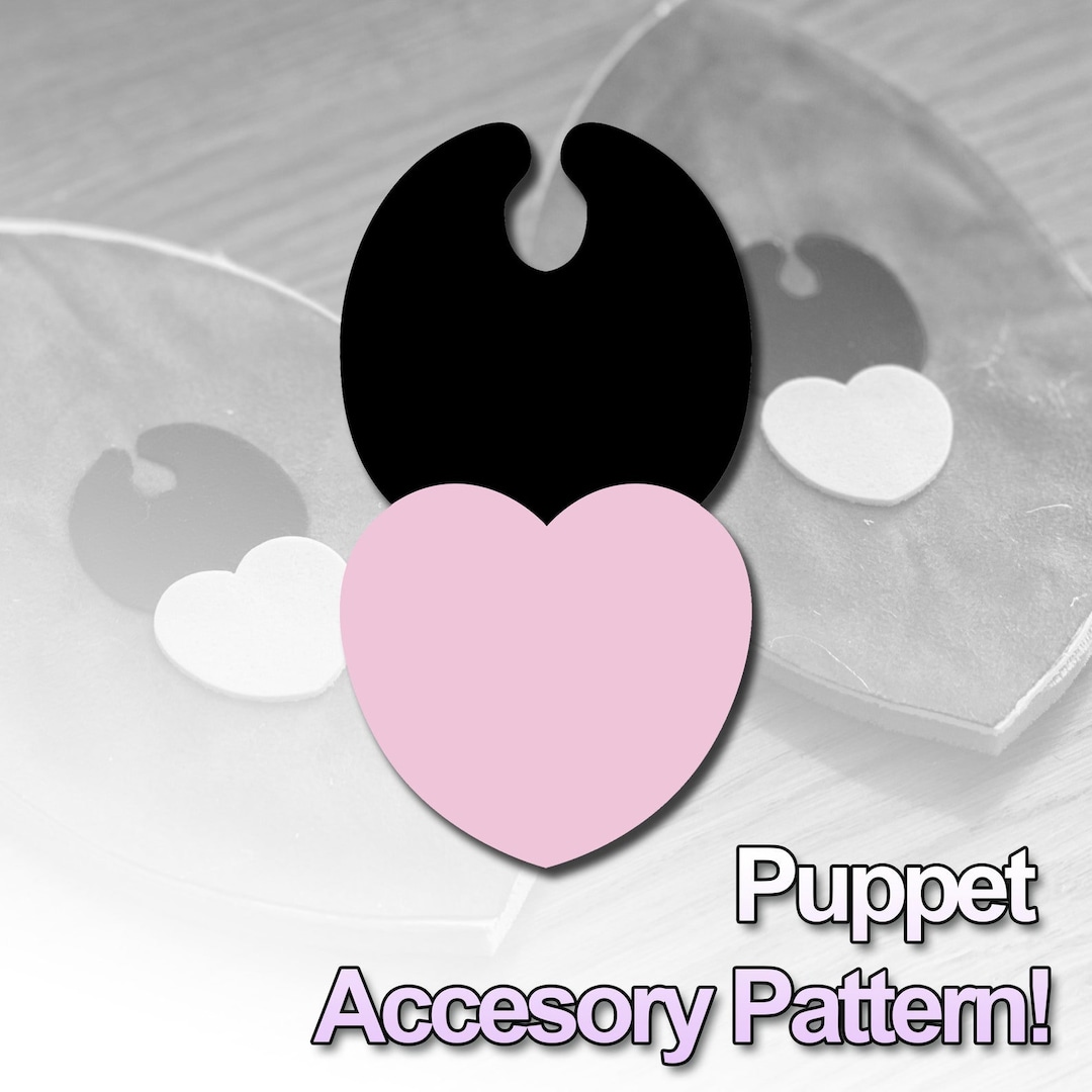 Patrón de títeres descargable, patrón de títeres de títeres de lengua y ...