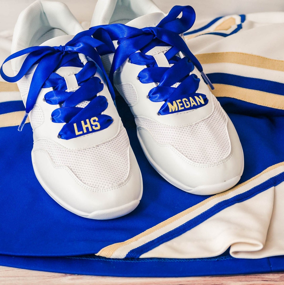 Custom Cheerleader Team Text Ribbons, Satin Ribbon Shoelaces, 5/8 Width ...