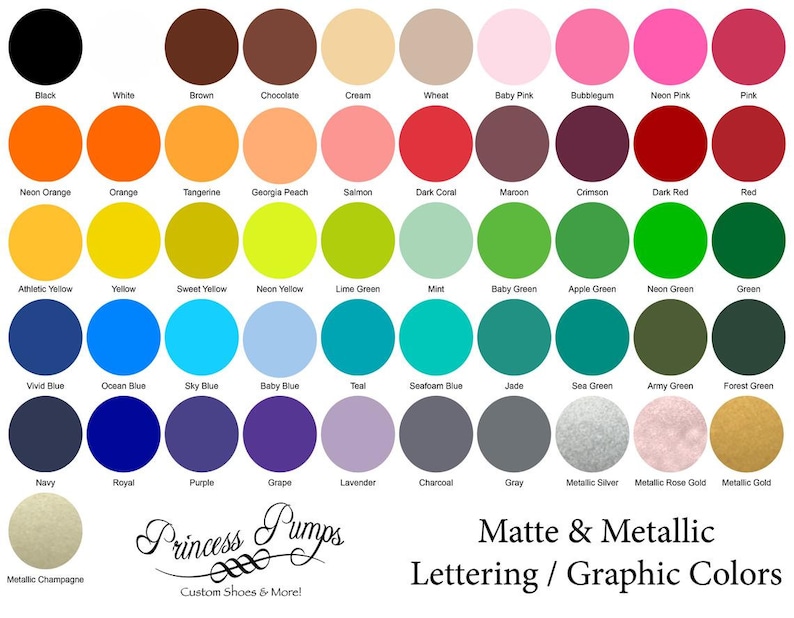 Sample Ribbon and Vinyl Colors Swatch Samples See Your Color - Etsy