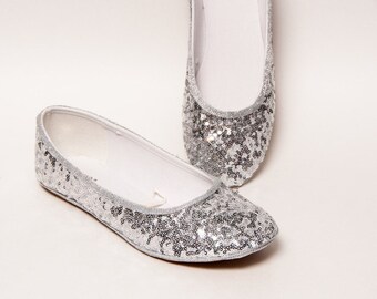 Silver Wedding Shoes - Etsy