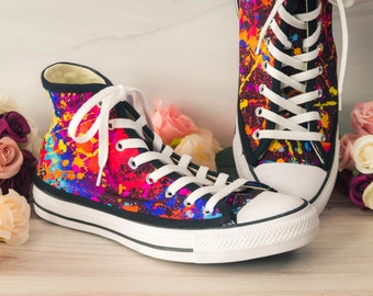 Splatter Paint Shoes - Etsy