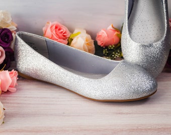 Silver Wedding Shoes - Etsy