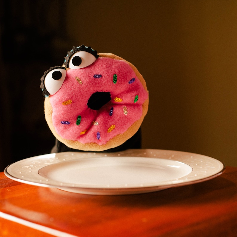 Downloadable Frosted Donut Professional Hand Puppet Pattern by - Etsy