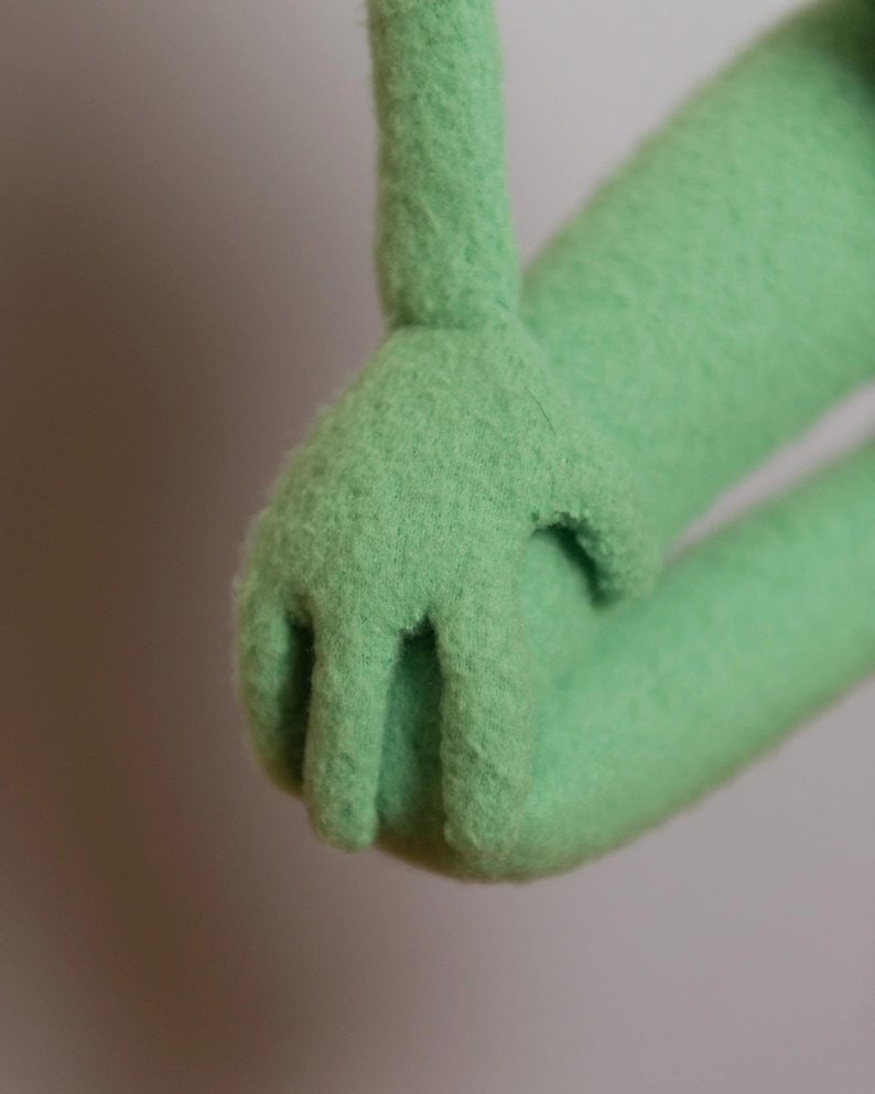 Handmade Green Frog Hand Puppet: Professional Amphibian Puppet - Etsy