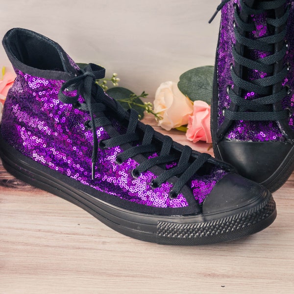 Purple Sequin Top - Etsy