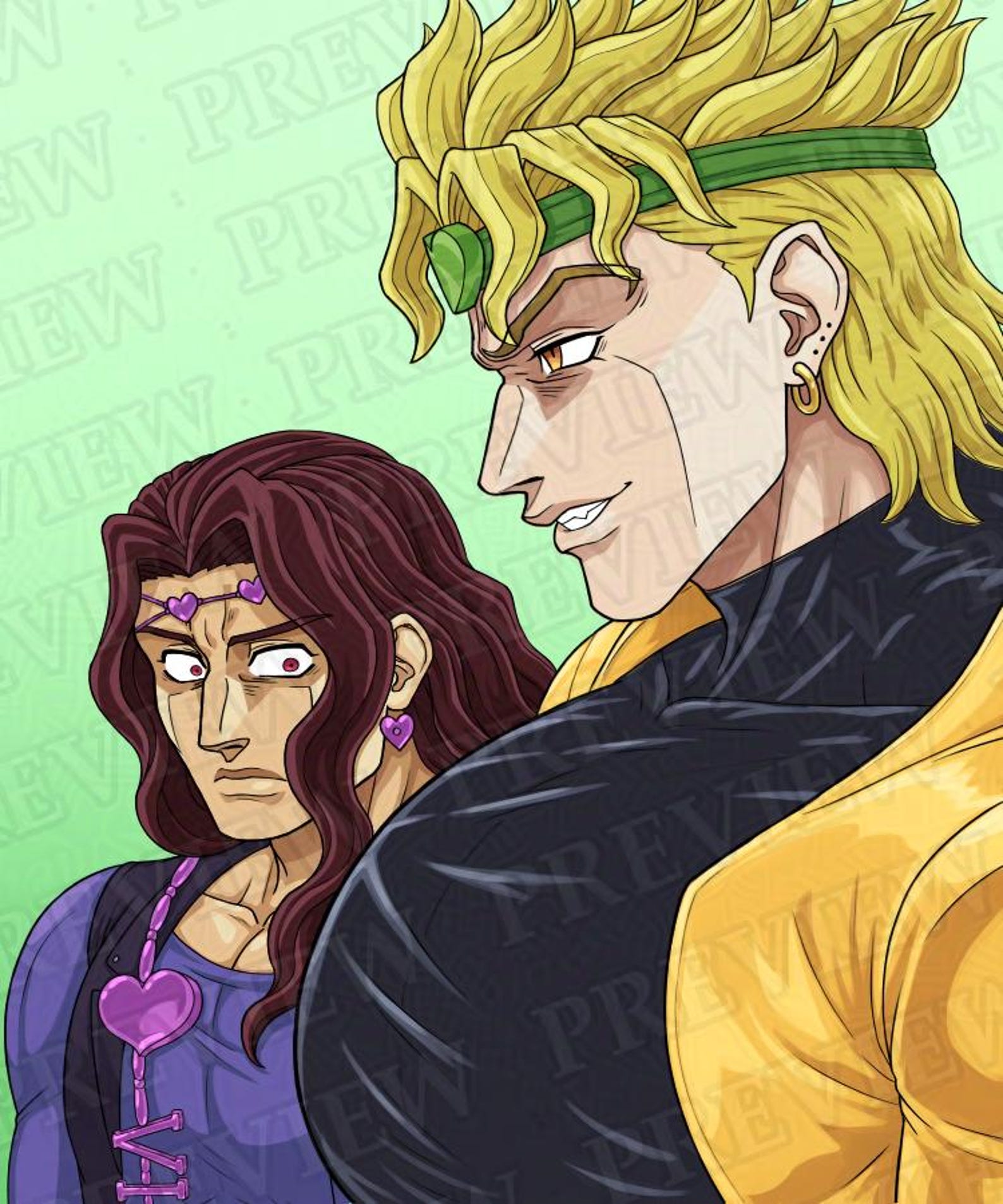 JJBA Big Bazonga Bois Meme Redraw Assorted Prints - Etsy
