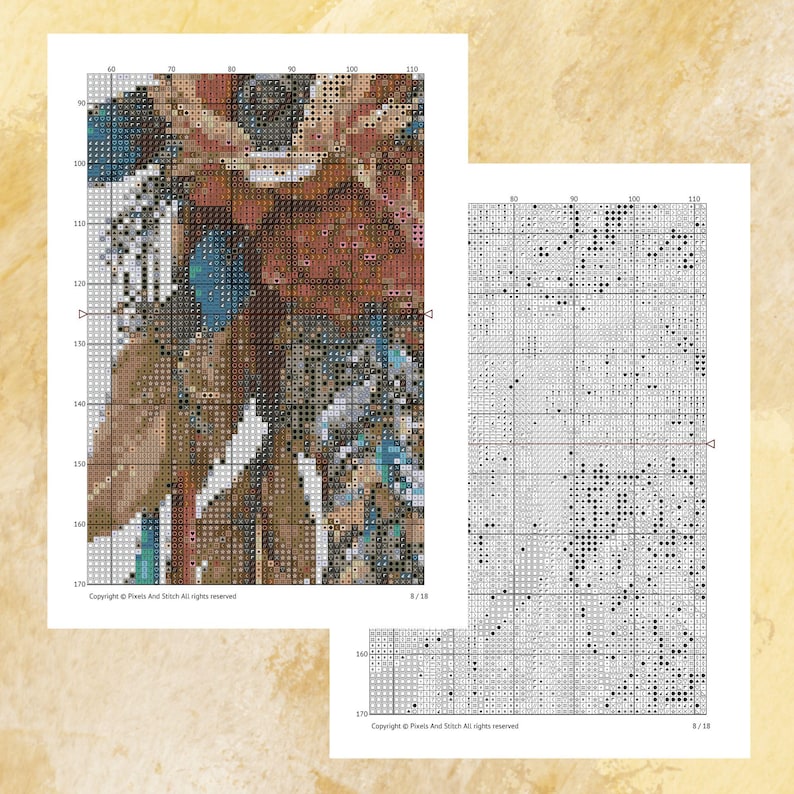 Dreamcatcher Cross Stitch Pattern| Instant PDF Download Boho Wall Art ...