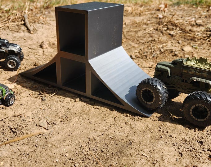 Monster Truck Backflip Ramp – Stunt Ramp for Toy Trucks – Launch, Flip ...