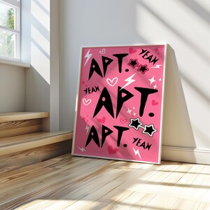APT APATEU Poster, Trendy Room Decor, Colorful Poster, Printable Wall ...