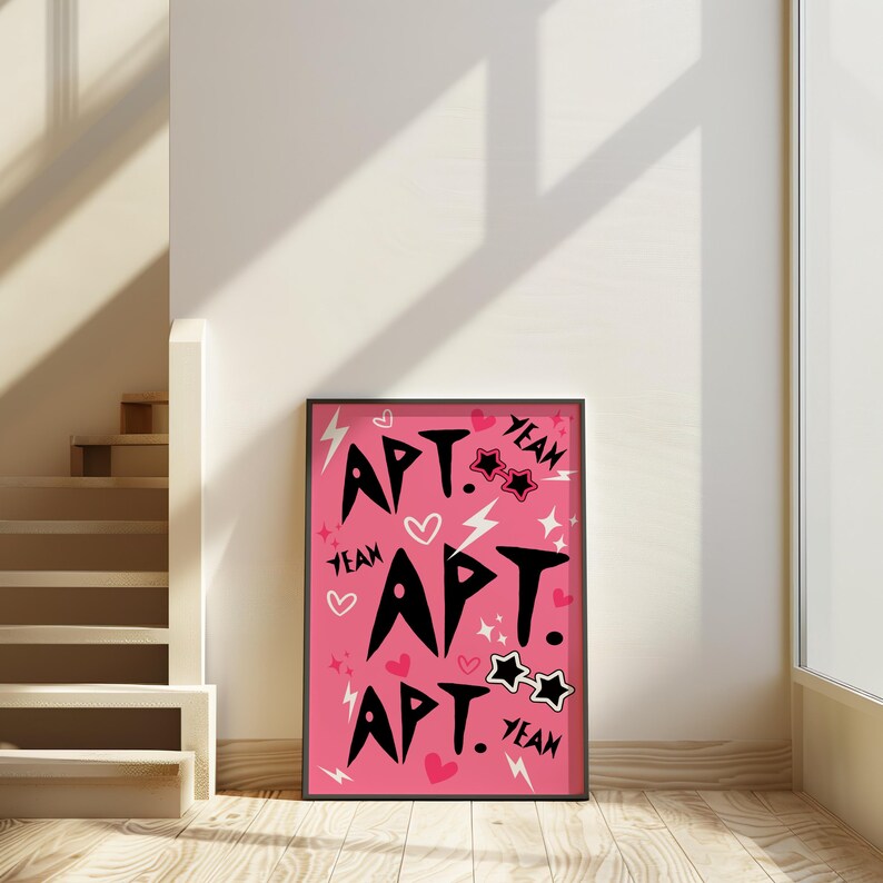 APT APATEU Poster, Trendy Room Decor, Colorful Poster, Printable Wall ...