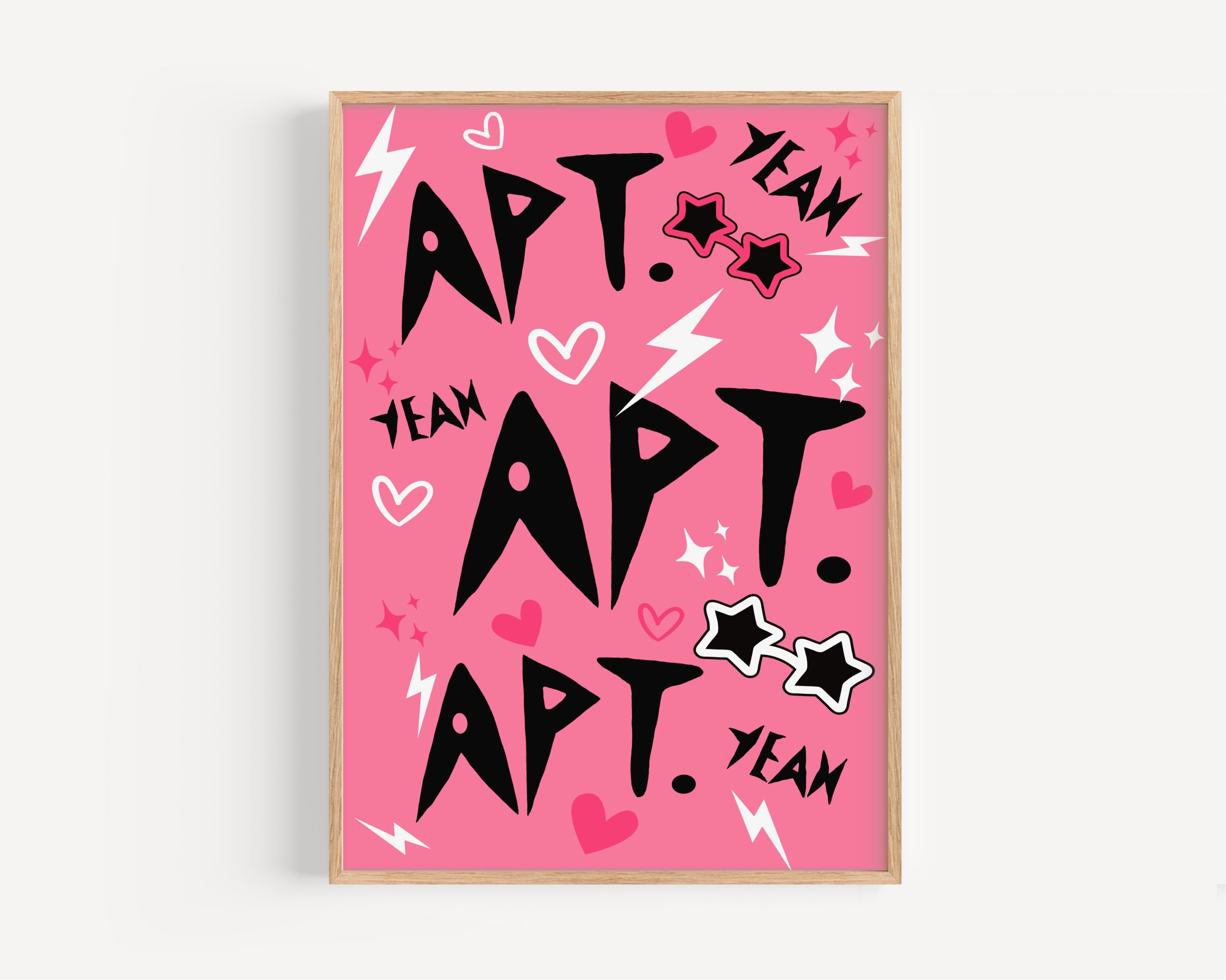 APT APATEU Poster, Trendy Room Decor, Colorful Poster, Printable Wall ...