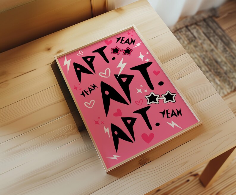 APT APATEU Poster, Trendy Room Decor, Colorful Poster, Printable Wall ...