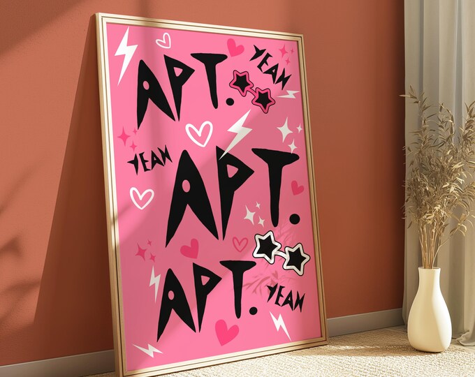 APT APATEU Poster, Trendy Room Decor, Colorful Poster, Printable Wall ...