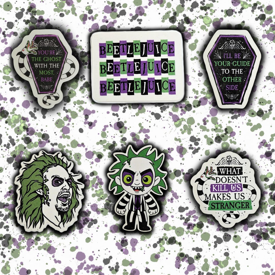 Beetlejuice Stickers - Etsy
