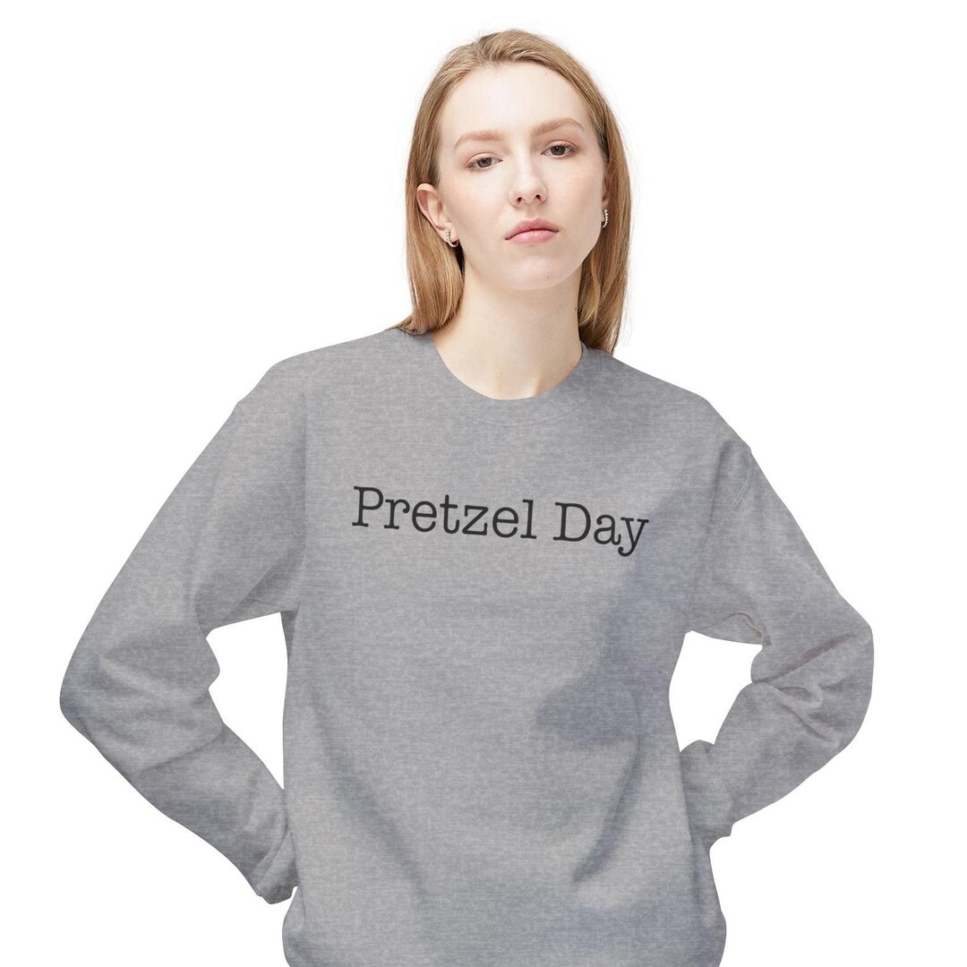 The Office Pretzel Day Sweatshirt With the Works 18 Ingredients on Back ...