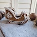 Gingerbread Sleigh - Etsy