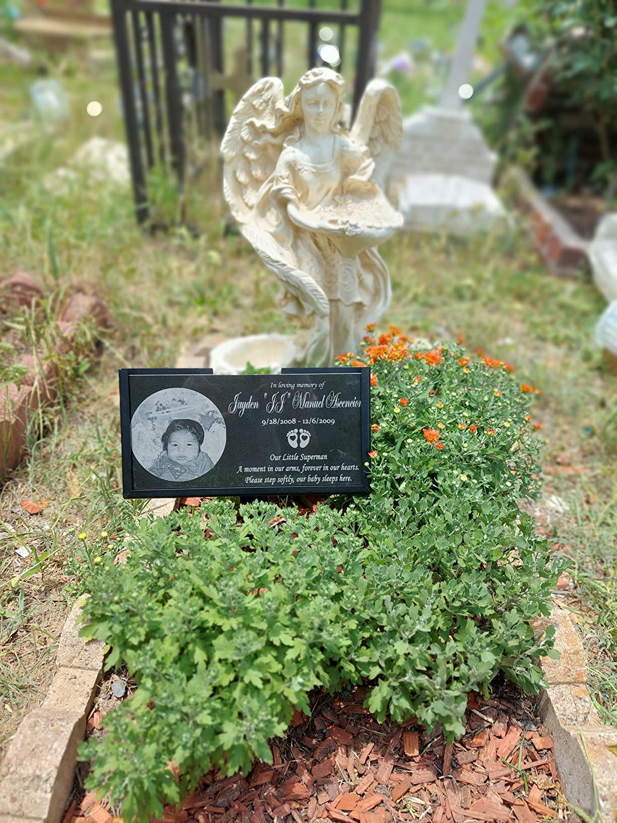 Grave Markers for Cemetery for Humans,memorial Stone Personalized ...