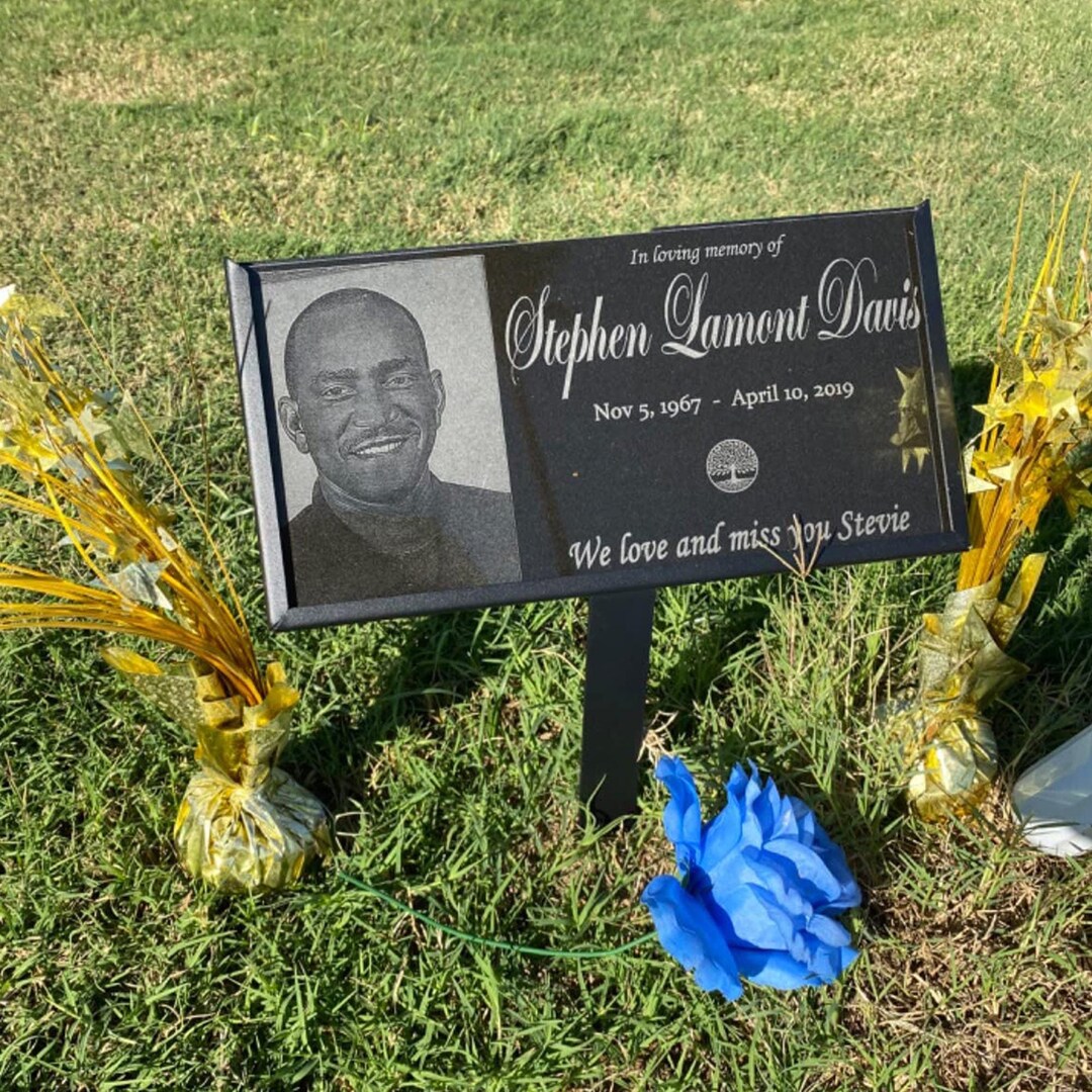 Personalized Memorial Plaque for Humans,customized Engraved Gravestone ...