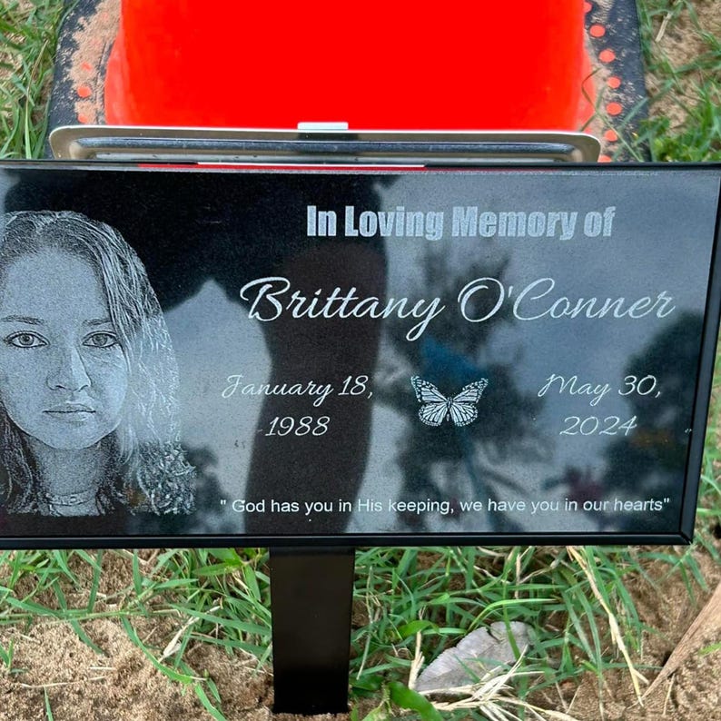 Personalized Memorial Plaque for Humans,customized Engraved Gravestone ...