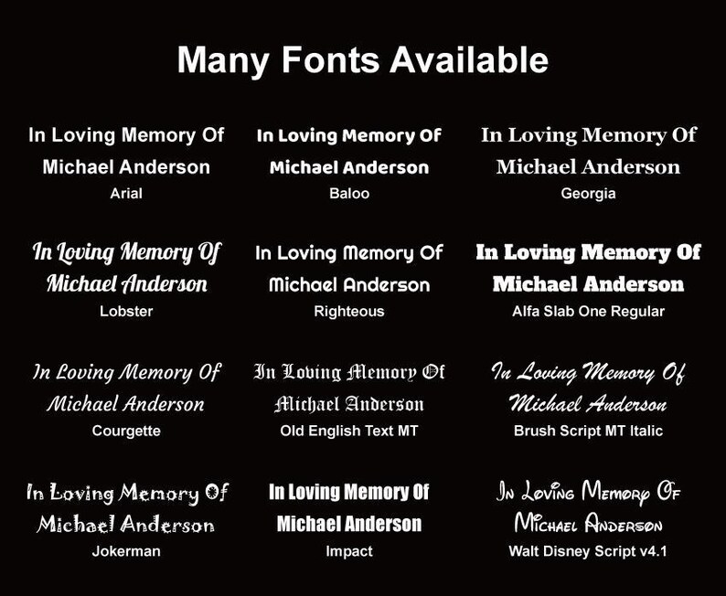 Grave Markers for Cemetery for Humans,memorial Stone Personalized ...