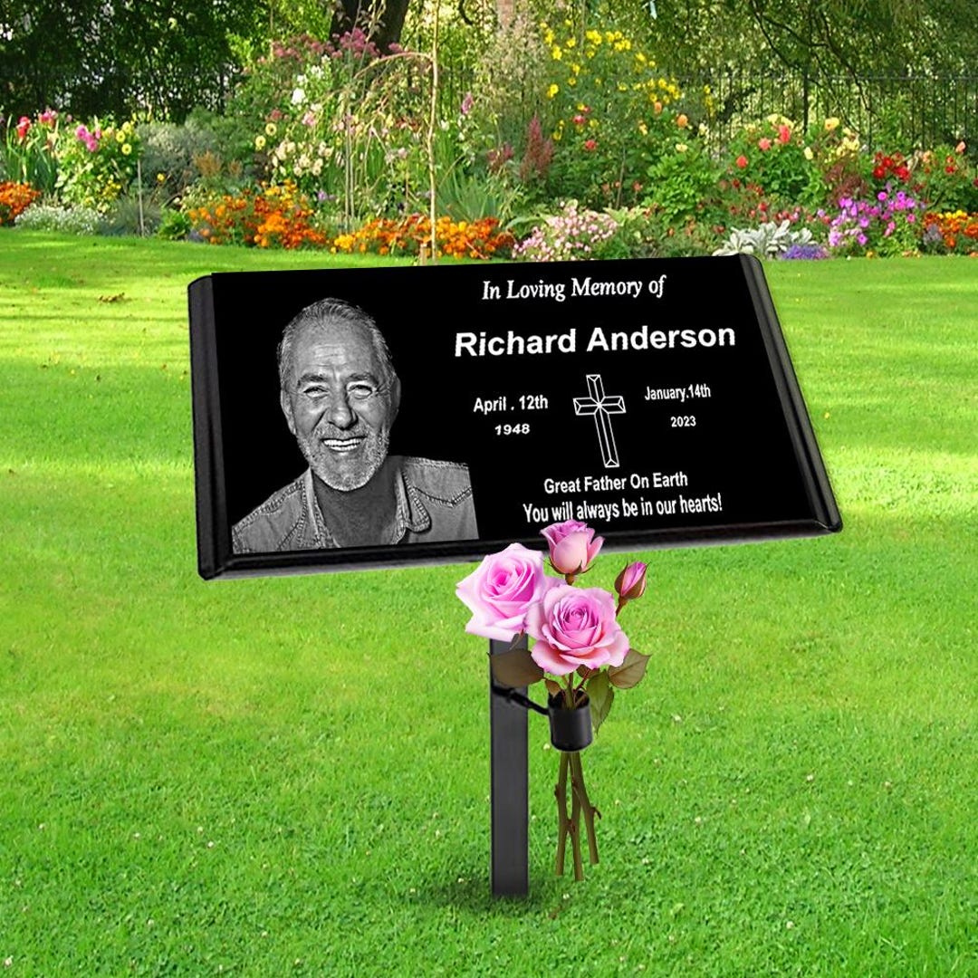 Grave Markers for Cemetery,granite Memorial Plaques for Outdoors,mini ...