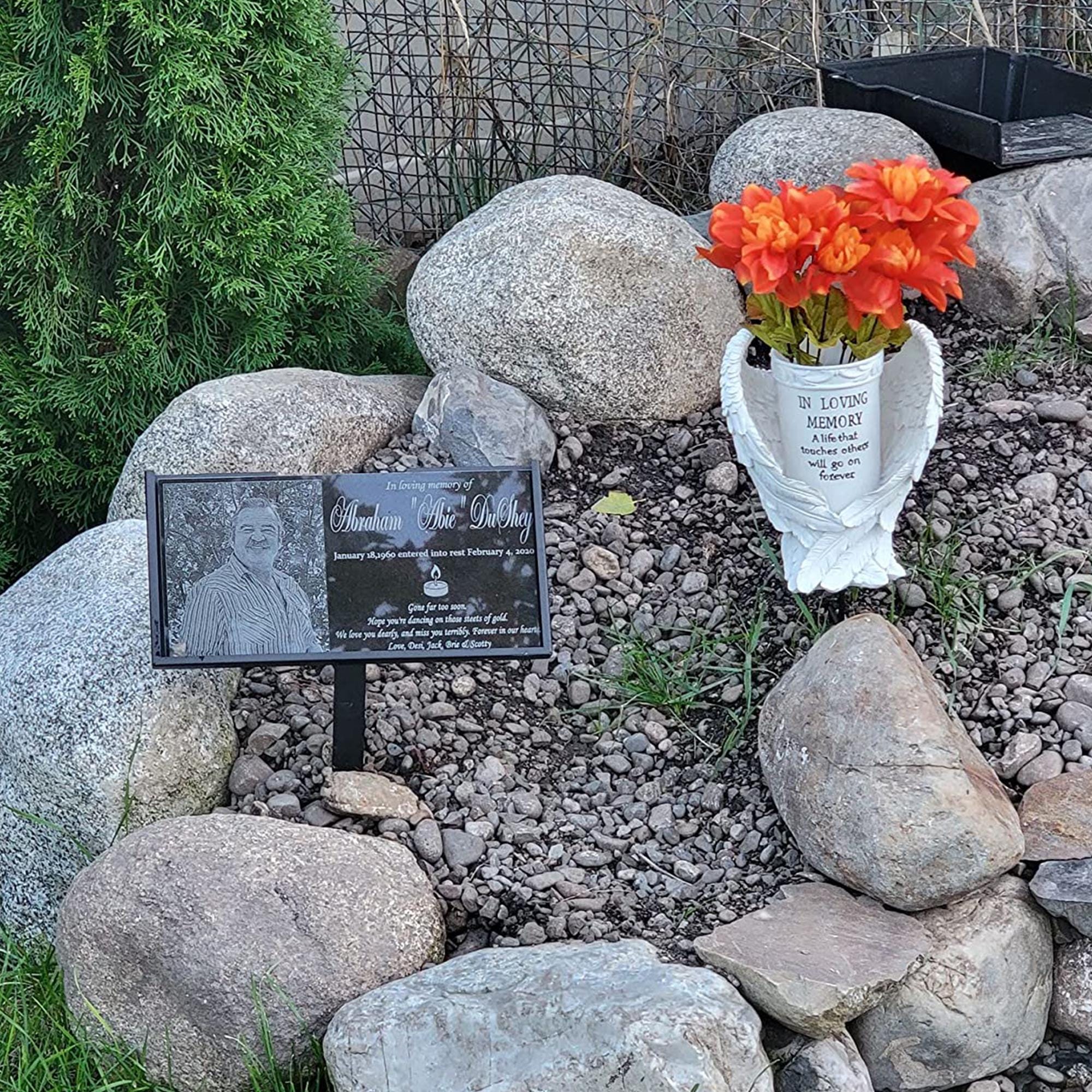 Personalized Memorial Plaque for Humans,customized Engraved Gravestone ...