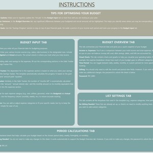 Personal Budget Planner Excel Template | Monthly Expense Tracker ...