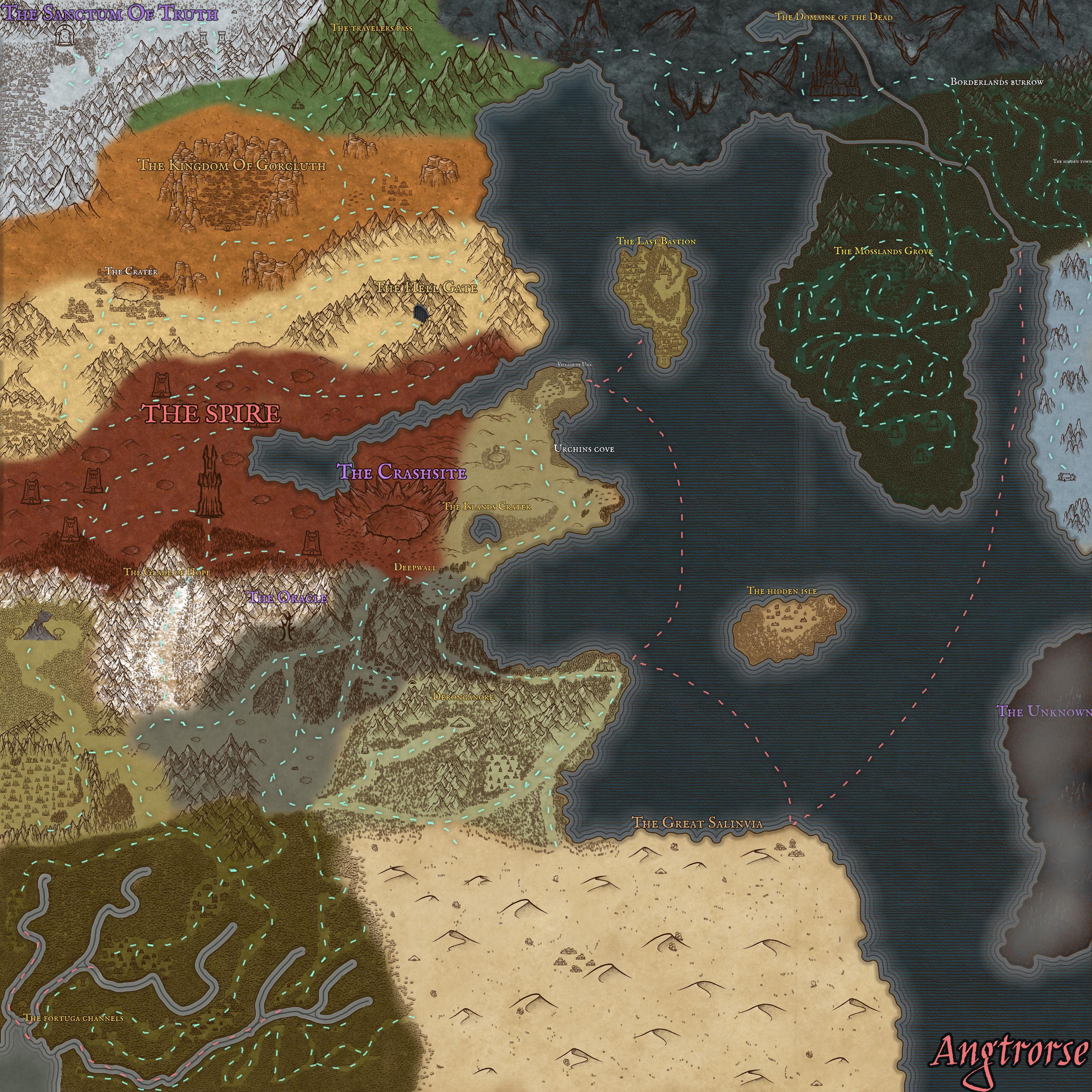 Custom Fantasy Map Commission - Etsy