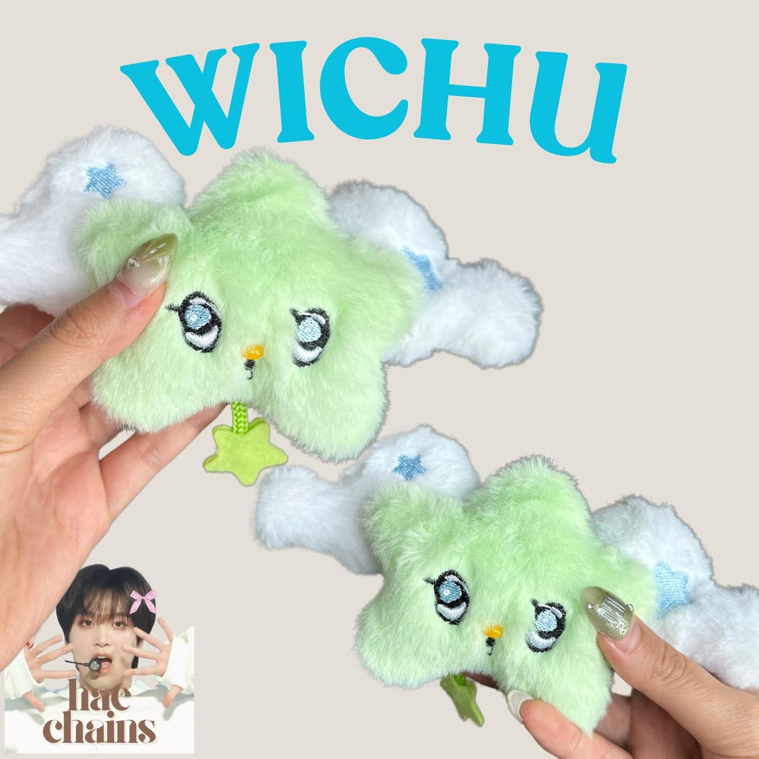 NCT WISH Kpop WICHU Plush Keychain Plush Doll Sion Riku Sakuya Jaehee ...