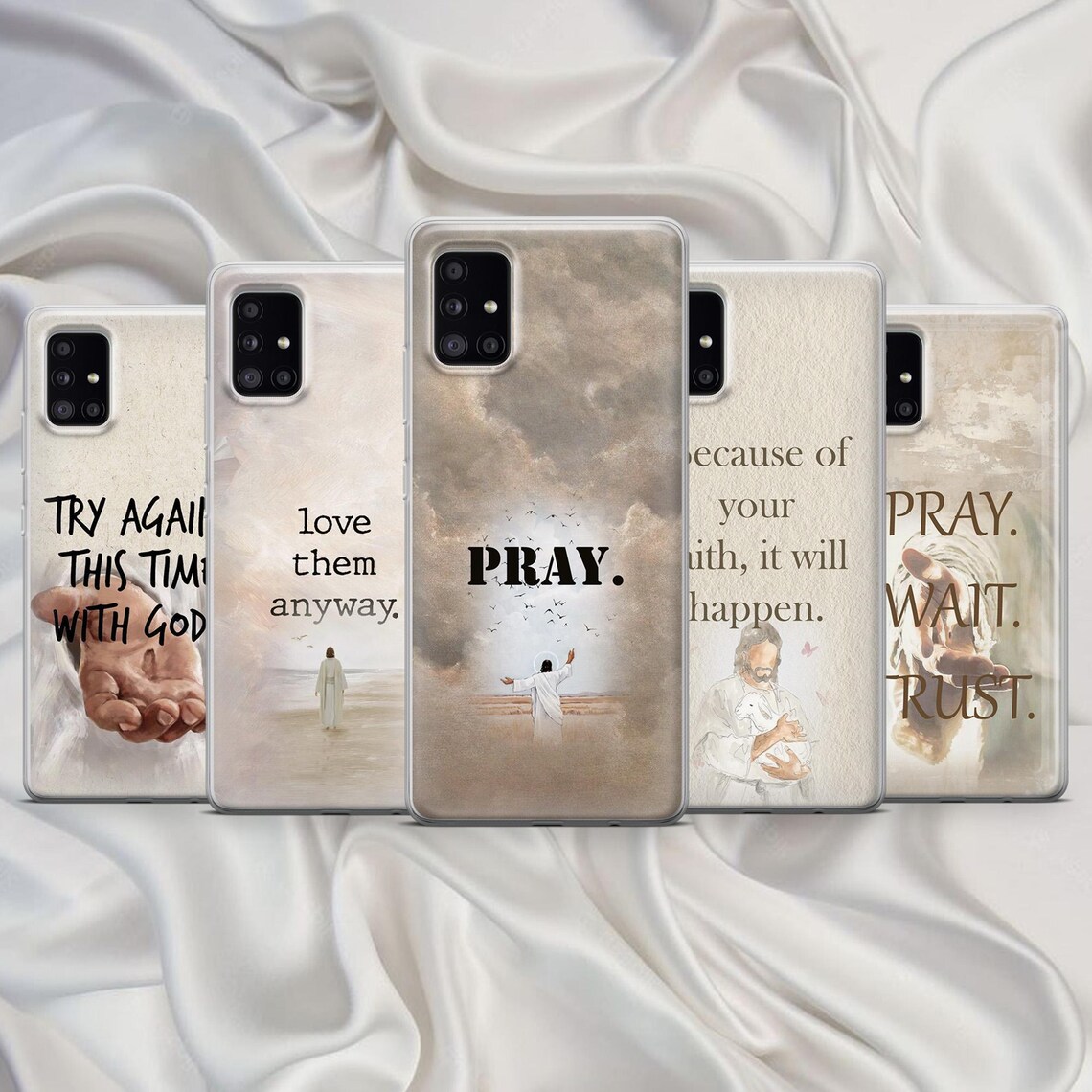 Christian Phone Case Bible Verses Cover for iPhone 16pro 15 14 13 12 ...