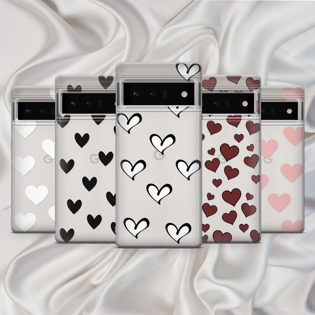 Cute Love Couple Phone Case Heart Cover for Google Pixel 10, 9A, 9proxl ...