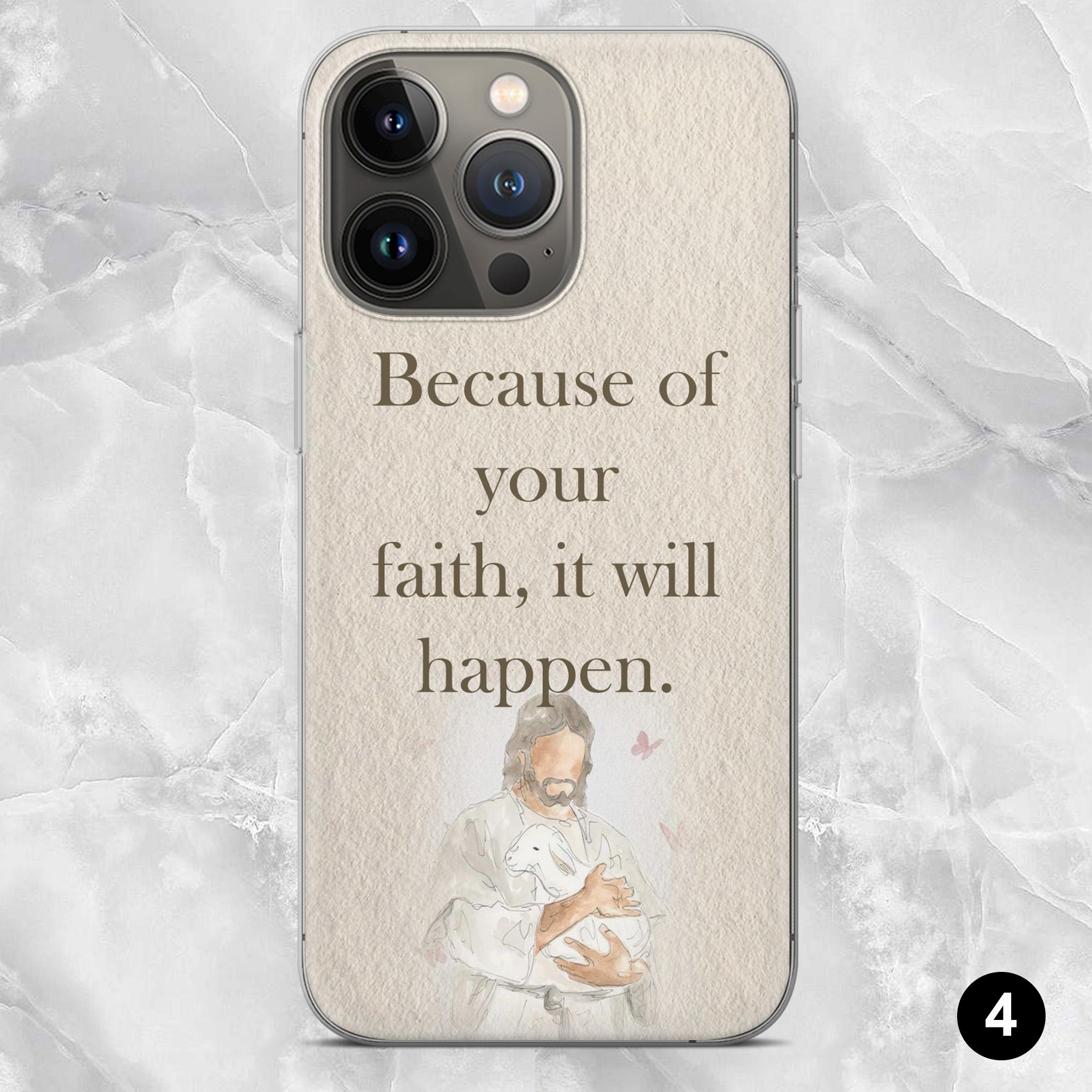 Christian Phone Case Bible Verses Cover for iPhone 16pro 15 14 13 12 ...
