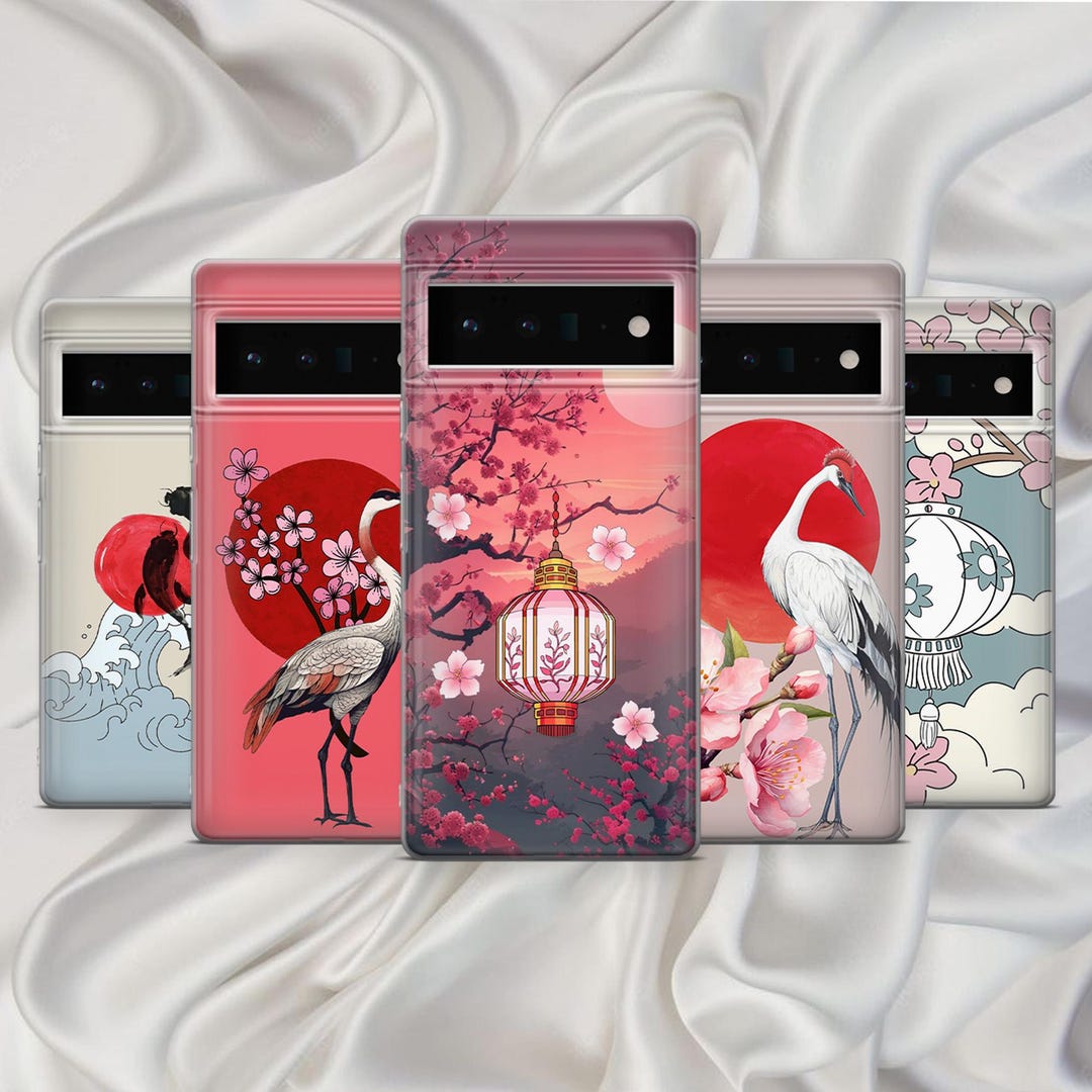 Japanese Phone Case Cherry Blossoms Cover for Google Pixel 9pro XL 8A ...