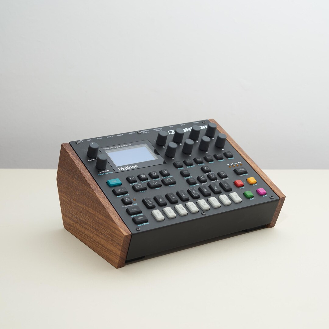 Elektron Digitone Digitakt Syntakt Custom Desktop Stand With Teak End ...