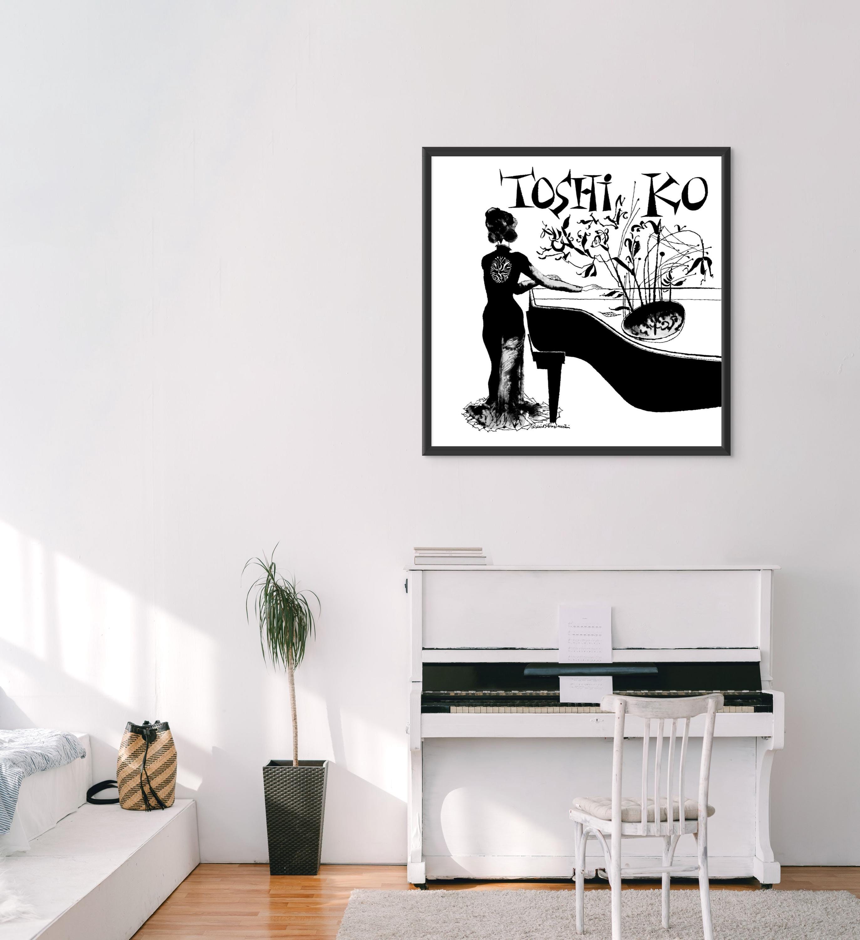 Toshi Ko, "toshiko's Piano" Fine Art Print by David Stone Martin (1954 ...