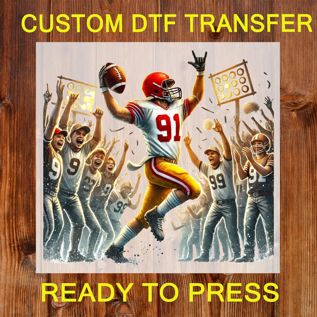 American Football Team DTF Transfer, Super Bowl Ready to Press, Gameday ...