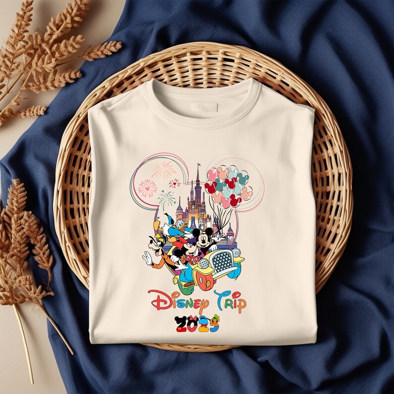 Disney 2024 Trip DTF Transfer, Ready for Press, Mickey Mouse ...