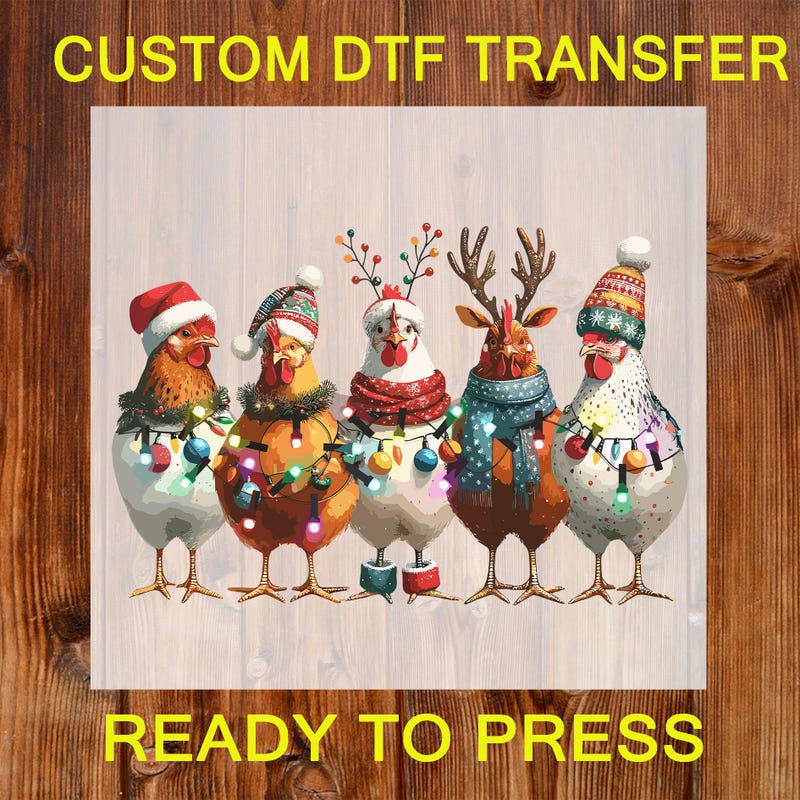 Chicken Heat Transfer - Etsy